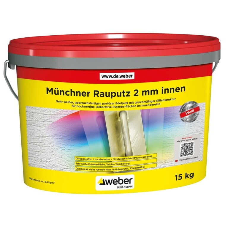 weber Münchner Rauputz 2 mm, innen